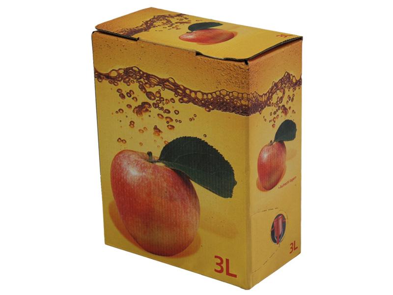 Bag-in-Box Karton APFEL RETRO 3 Liter - Gewerbeshop